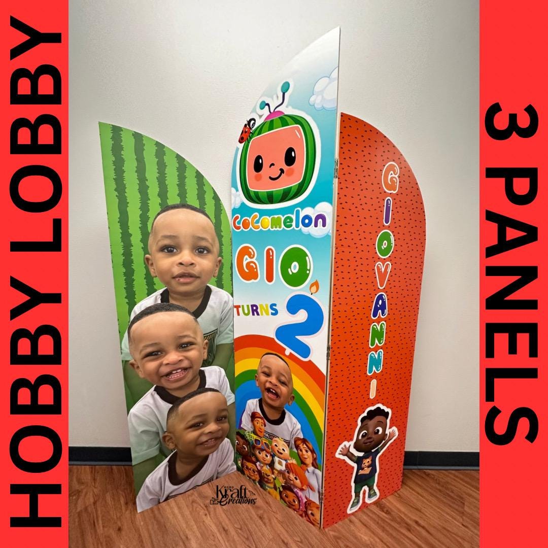 Hobby Lobby Wood Arch Panel Backdrop Template for Canva| Mockup ...