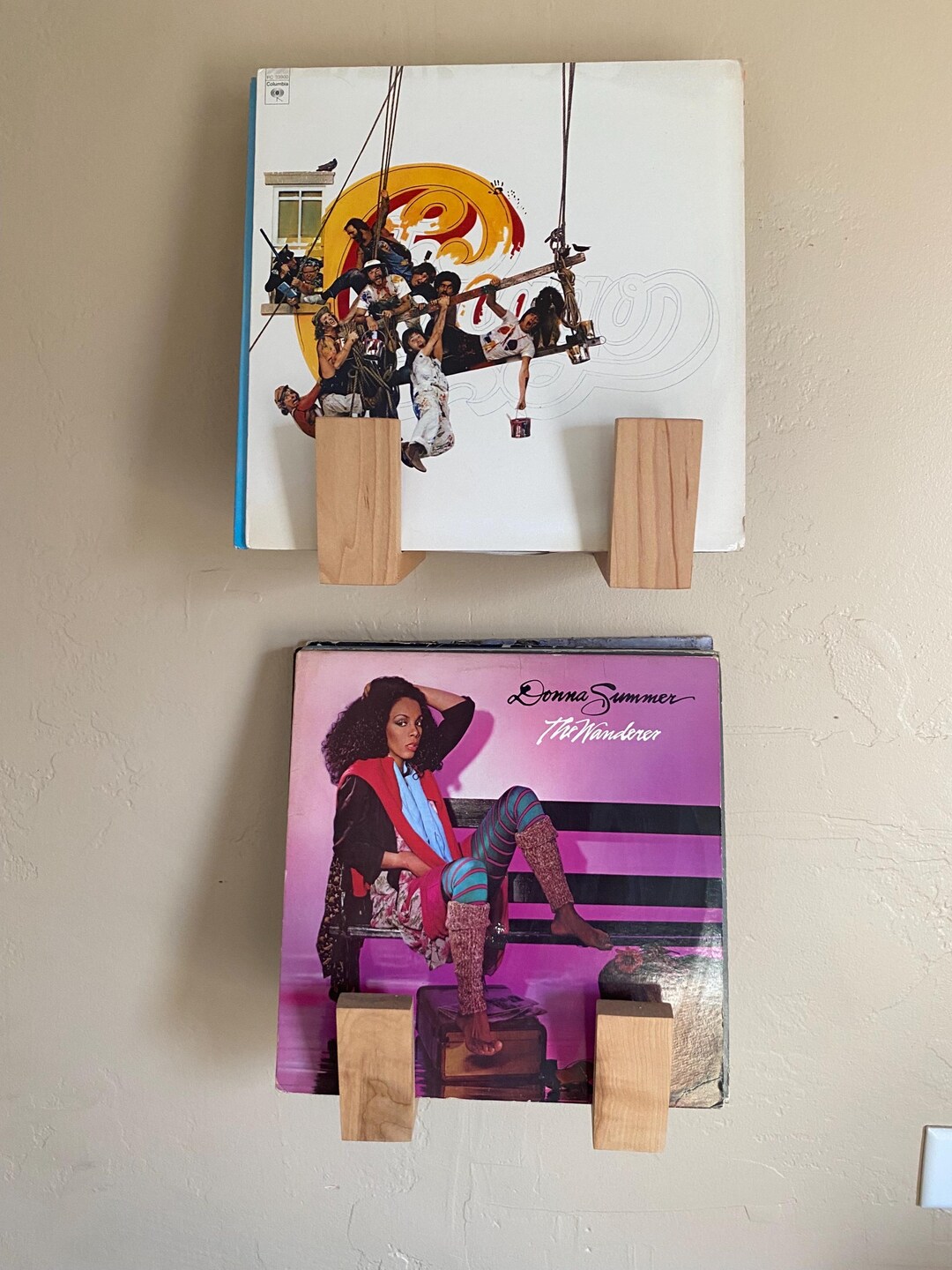 Solid Maple Record Hanger - Etsy