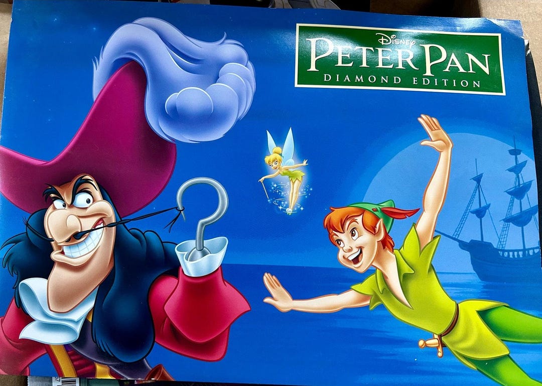 Hard to Find Walt Disney Peter Pan Lithographs NOS - Etsy