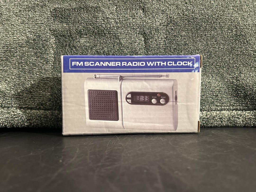 FM Scanner Radio With Clock 2007 SUNSCOPE - Etsy