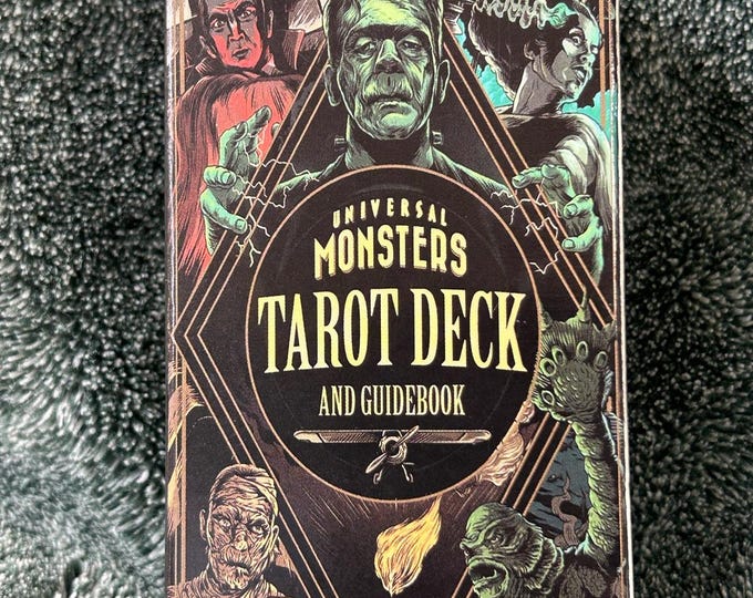 Universal Monsters Tarot Deck and Guidebook - Etsy