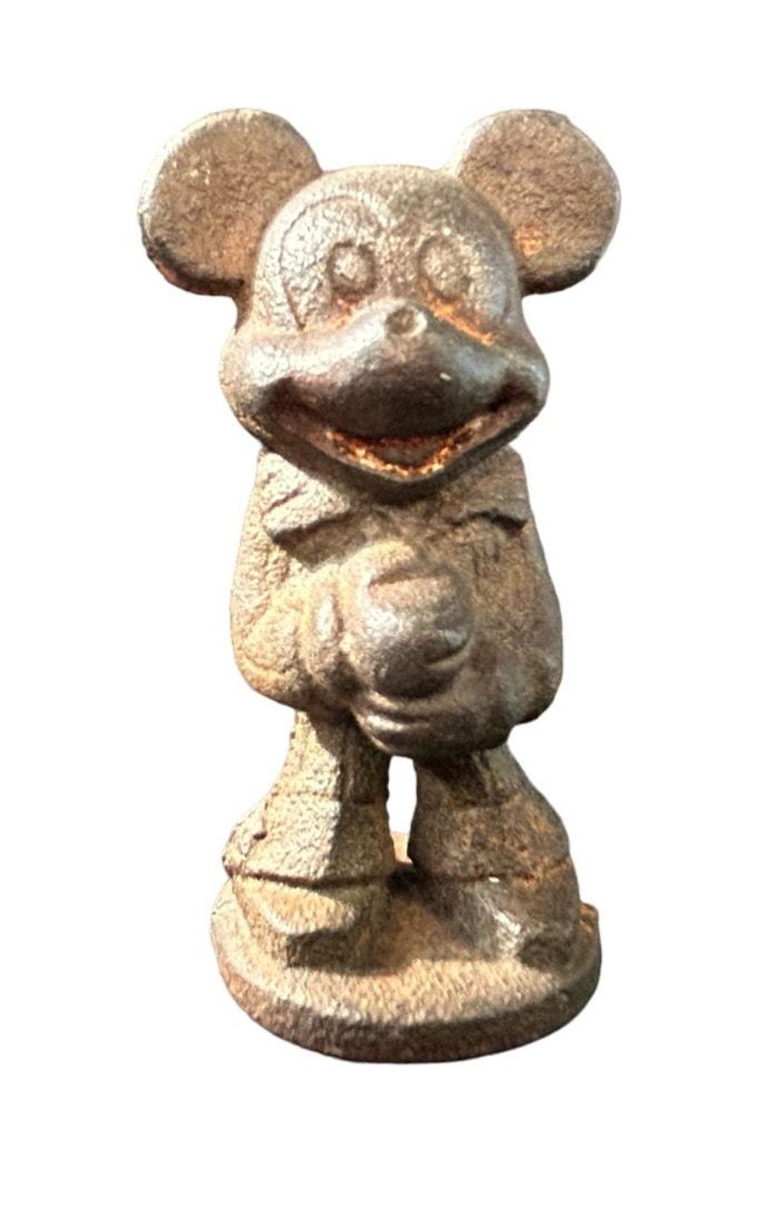 RARE Early Vintage Cast Iron Mickey Mouse Figure Circa 1930s - Etsy