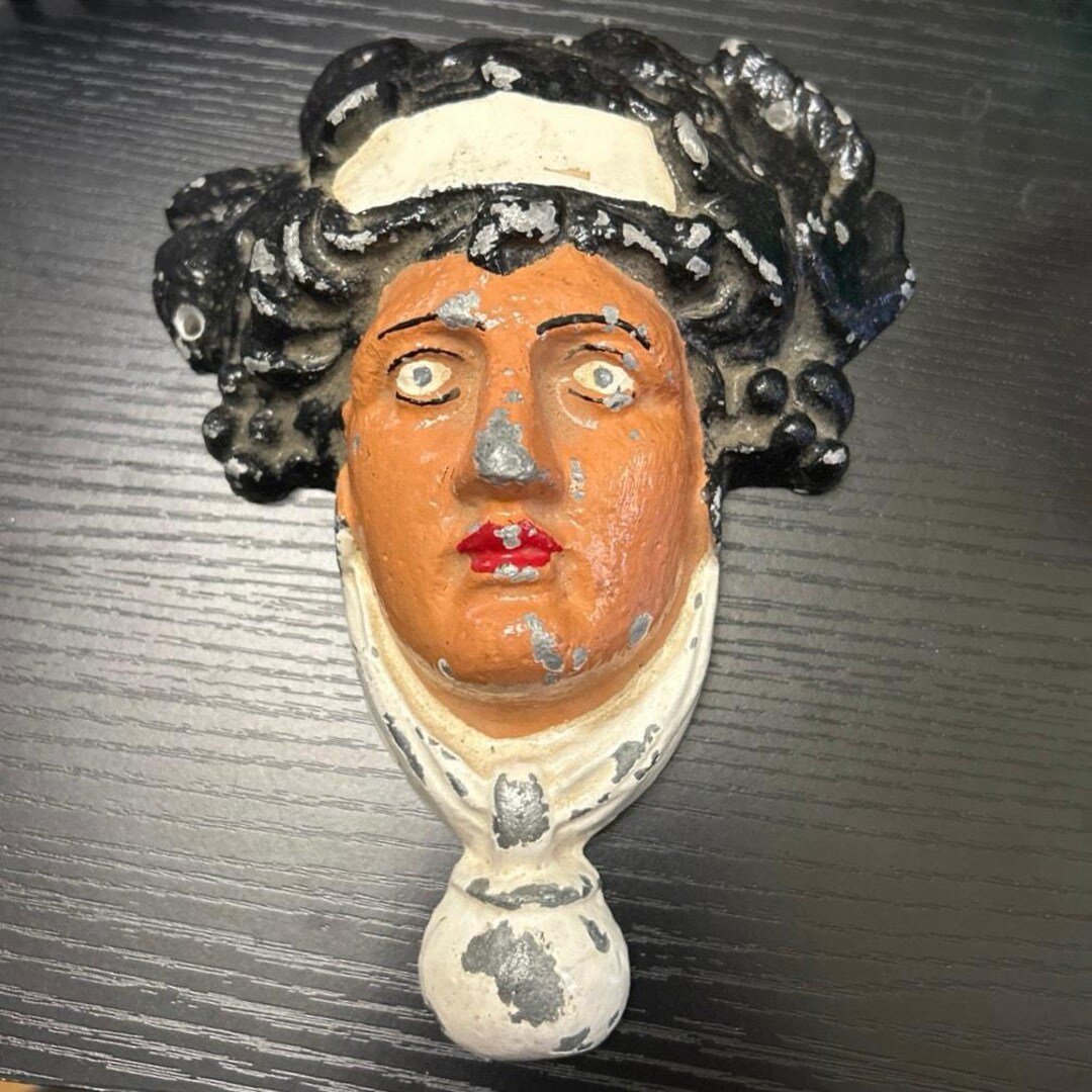 Victorian Cast Iron Face Plate Wall Hanger Decor - Etsy