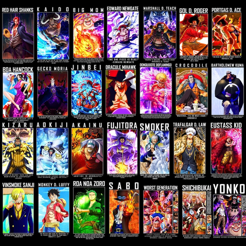 Anime Tshirts One Piece - Etsy