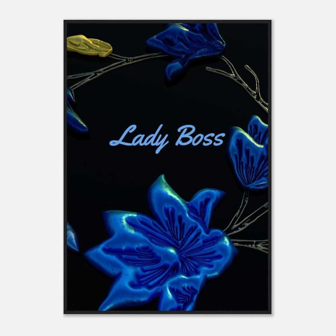 Lady Boss Framed Wall Poster/decor Home/office/gift/dorm - Etsy