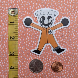 SCP Creepypasta Waterproof Sticker Decal Special Containment Procedure ...