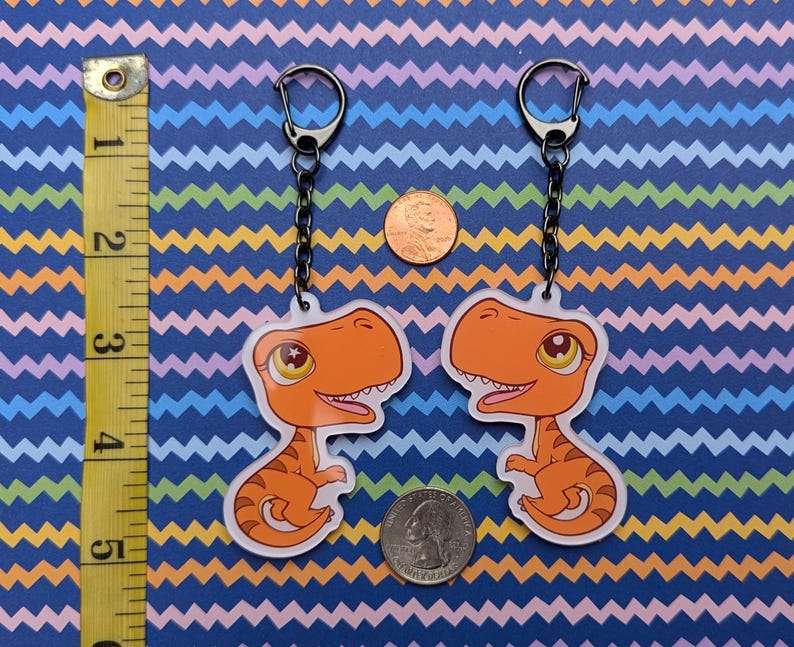 Jurassic Park World X Littlest Pet Shop Inspired Double Sided Acrylic ...