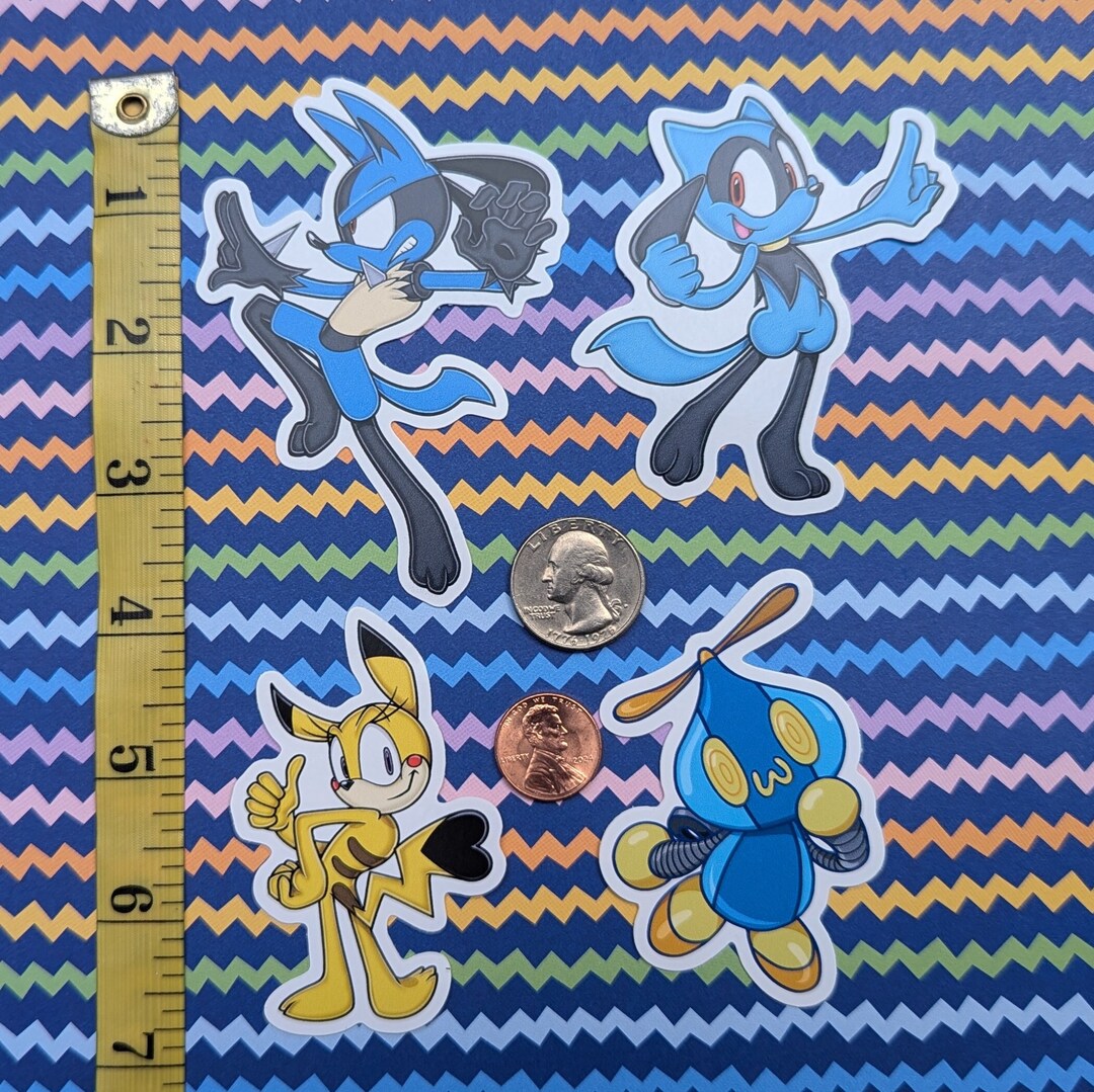 Sonic Adventure Inspired Pokemon Lucario Riolu Pikachu Omochao ...