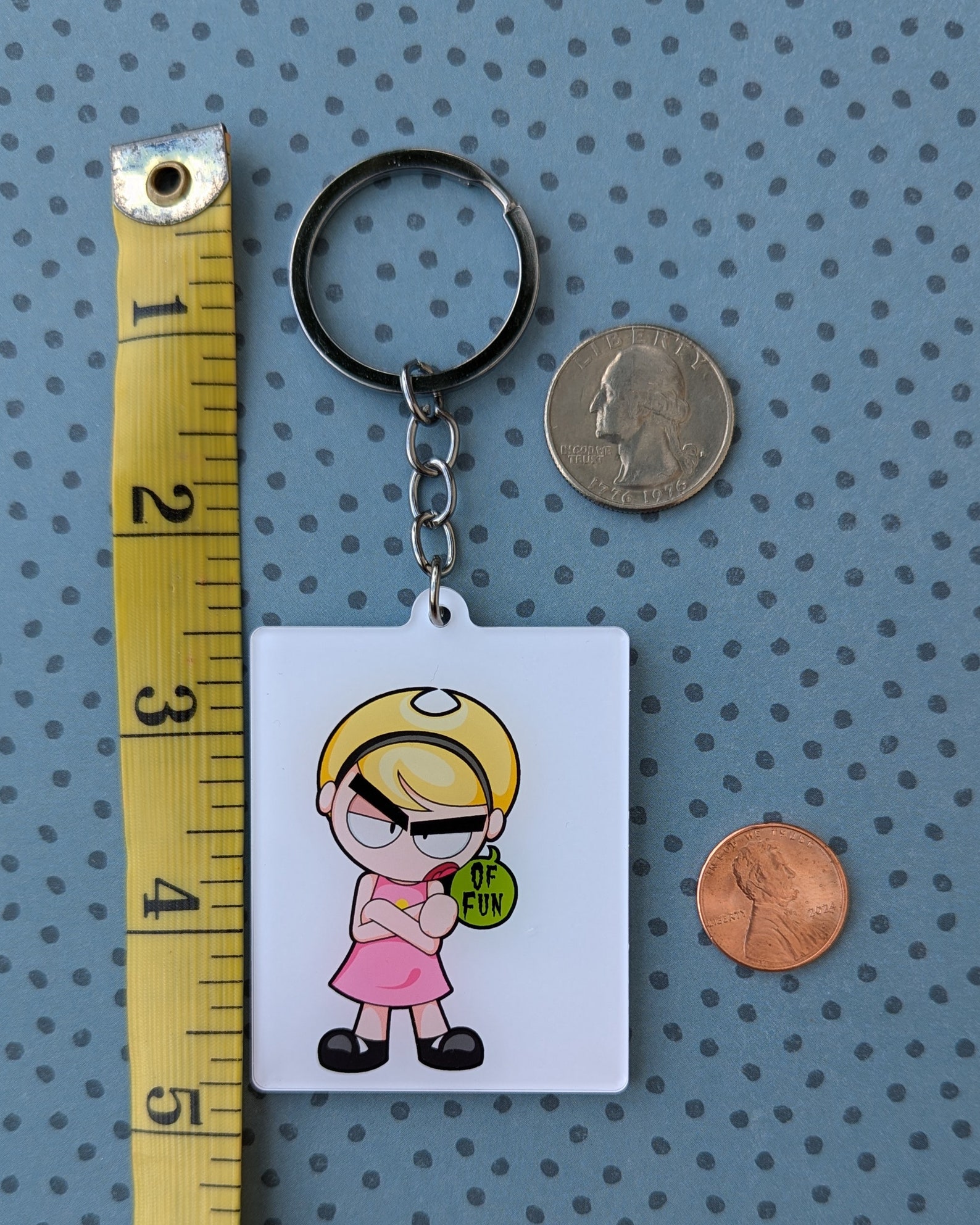 Grim Adventures Keychain & Sticker: GAOBAM Billy and Mandy Inspired - Etsy