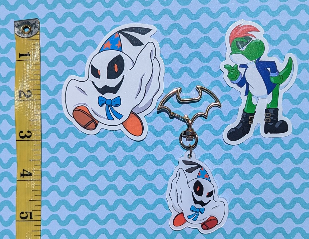Paper Mario TTYD Inspired Doopliss Boss Yoshi Kid Companion Waterproof ...