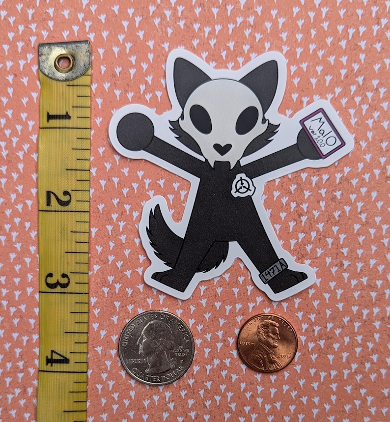 SCP Creepypasta Waterproof Sticker Decal Special Containment Procedure ...