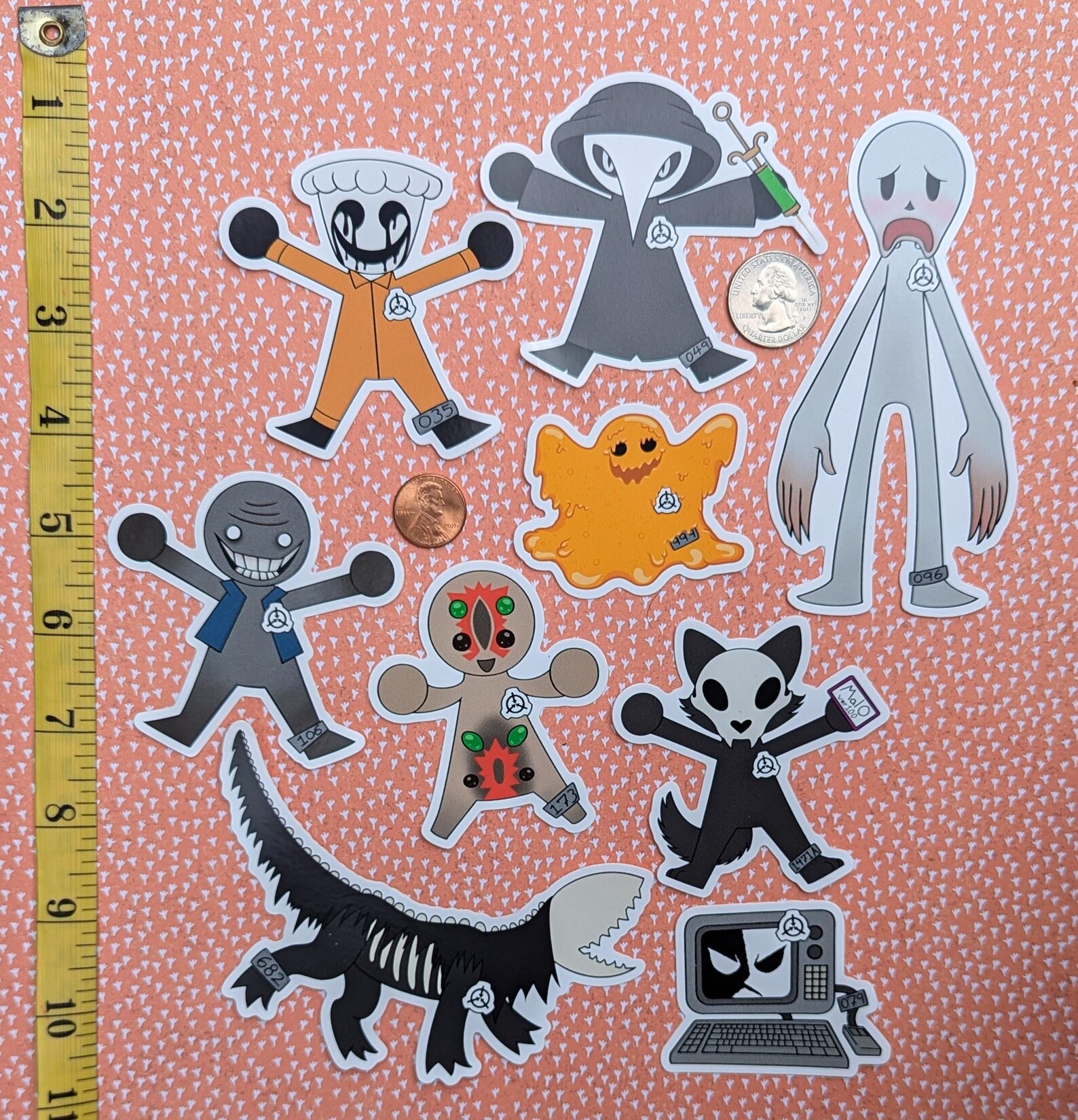 SCP Creepypasta Waterproof Sticker Decal Special Containment Procedure ...