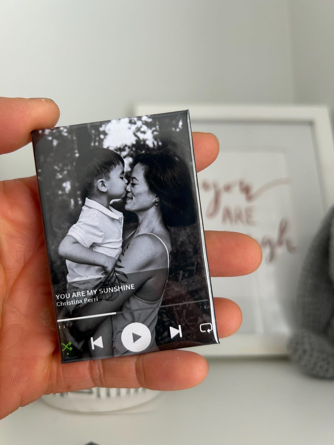 Custom Music Fridge Magnet, Music Player Magnet, NFC Music Magnet ...