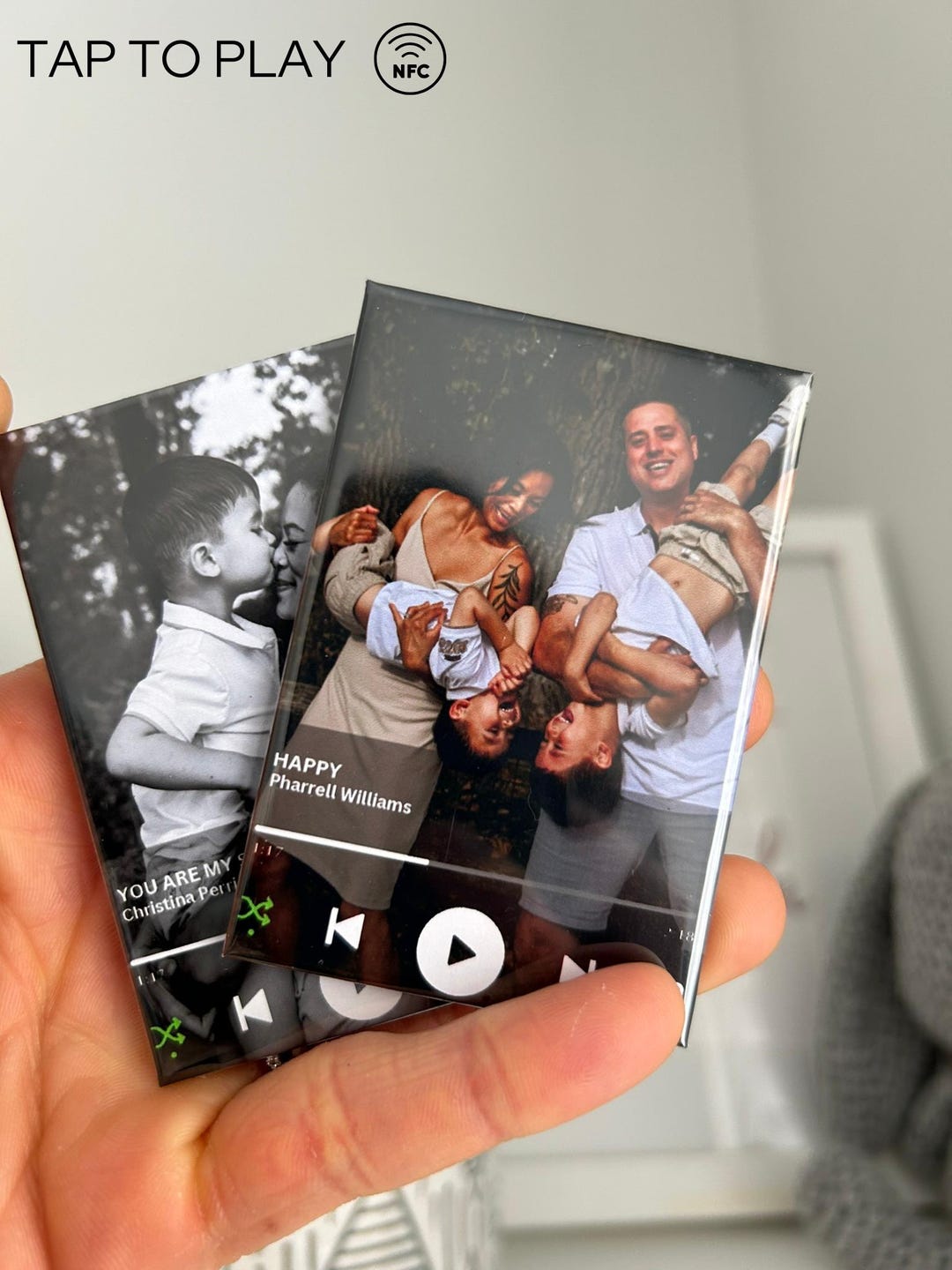 Custom Music Fridge Magnet, Music Player Magnet, NFC Music Magnet ...