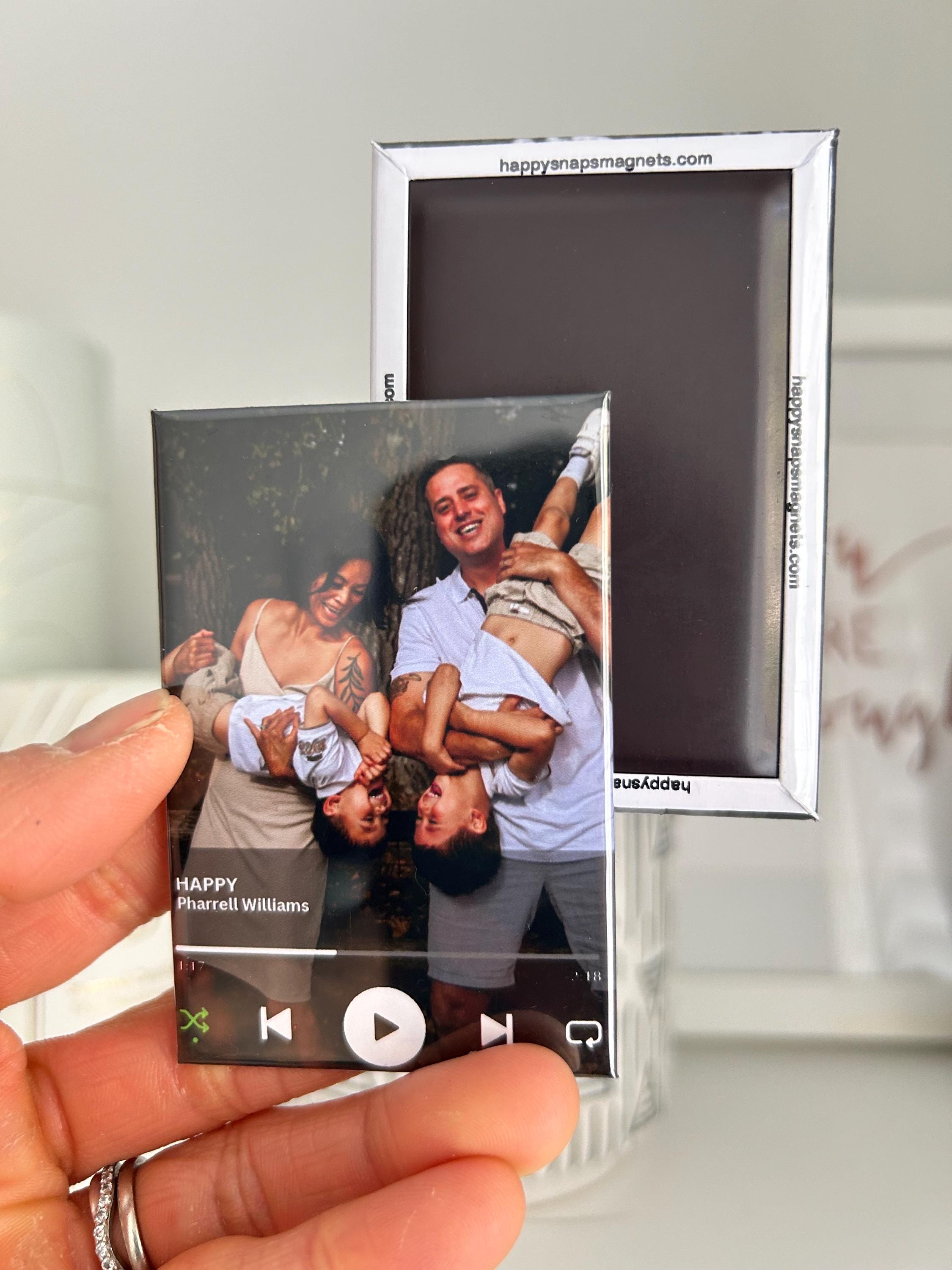 Custom Music Fridge Magnet, Music Player Magnet, NFC Music Magnet ...