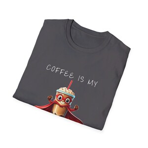 COFFEE SUPERHERO T Shirt, Coffee, Morning, Coffee Lovers, Caffeine ...