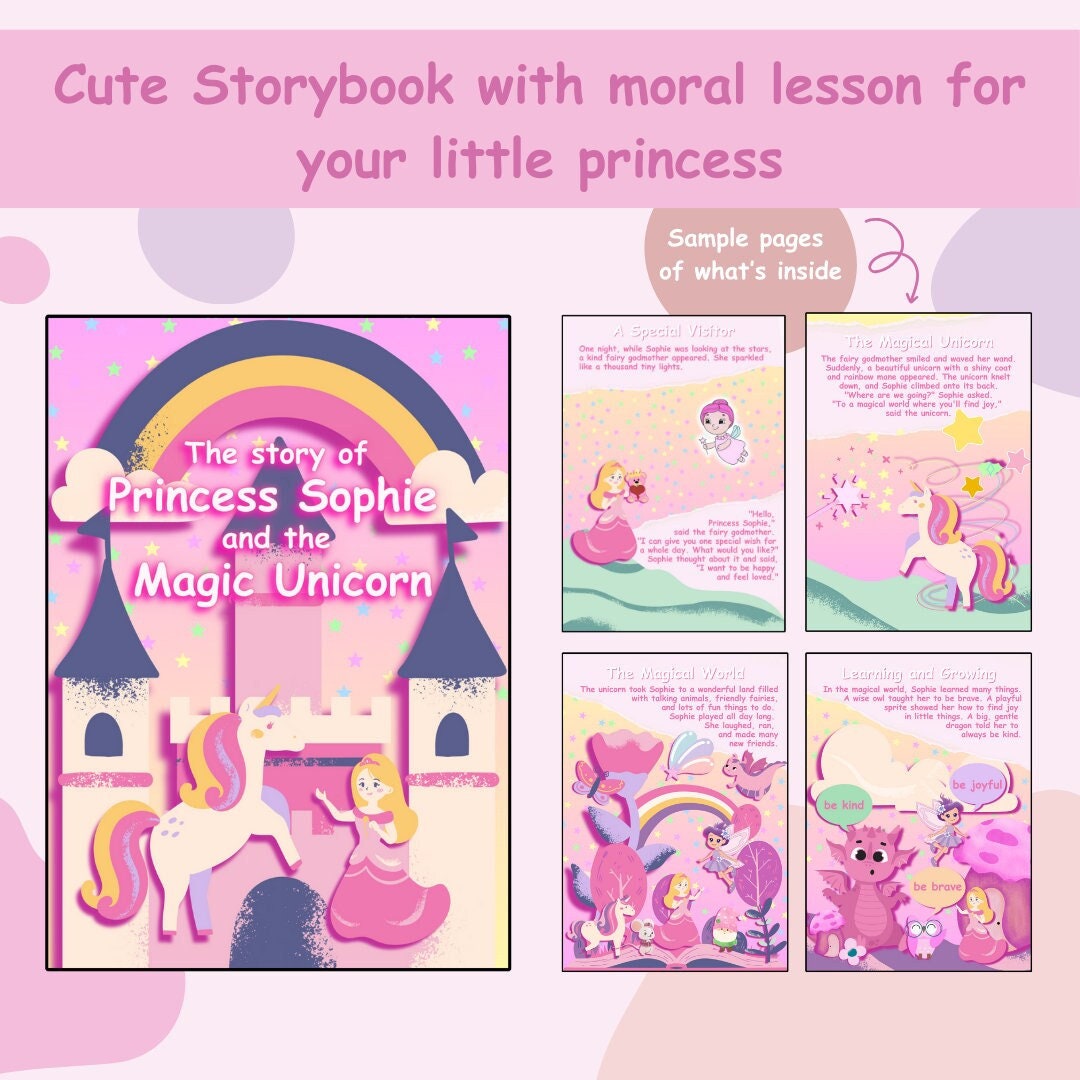 Magical Digital Storybook for Kids princess Sophie and the Magic ...