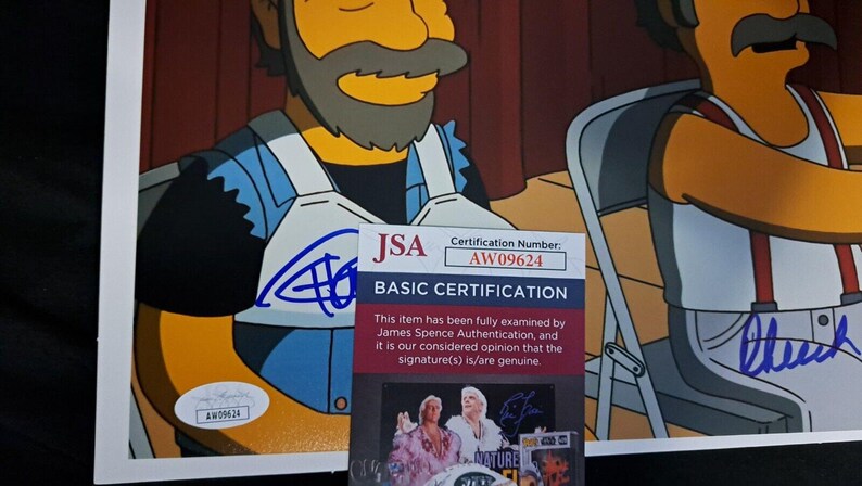 Cheech Marin & Tommy Chong Signed "the Simpsons" 8x10 (JSA) - Etsy