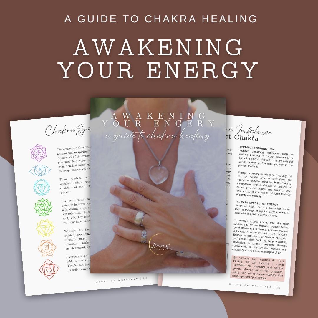 Chakra Healing Guide + Planner | Awakening Your Energy | Mind Body ...