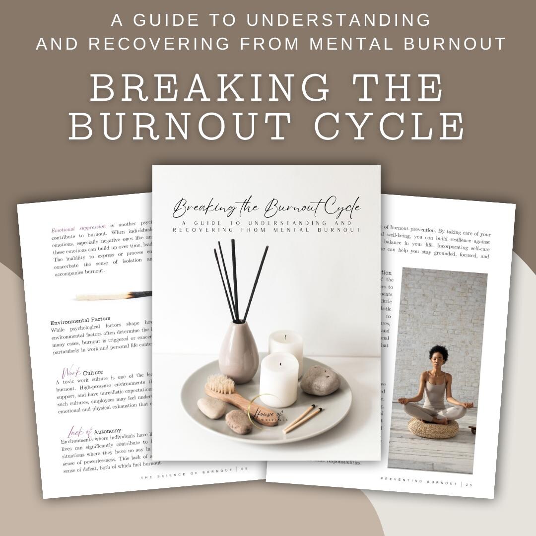 Mental Burnout Guide | Breaking the Burnout Cycle | Stress Management ...