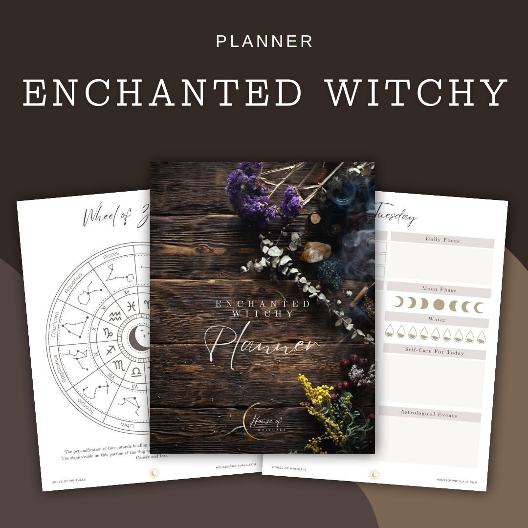 Enchanted Witchy Planner | Planning, Organization, Self-improvement ...