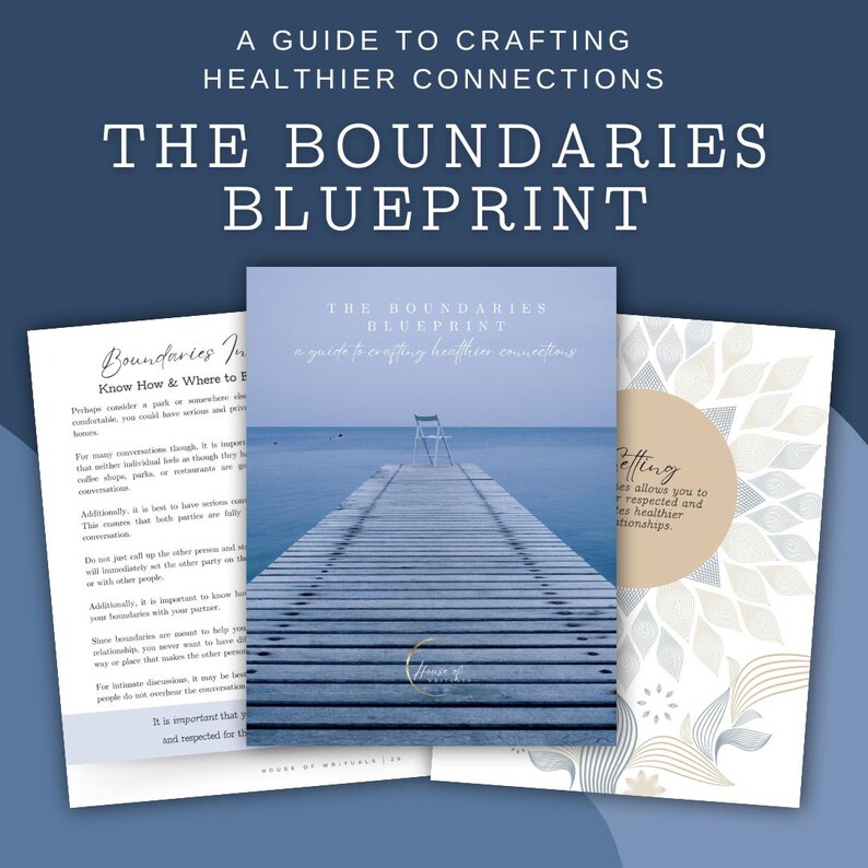 Setting Boundaries Guide | the Boundaries Blueprint | Personal Boundaries, Self-care, Healthy ...