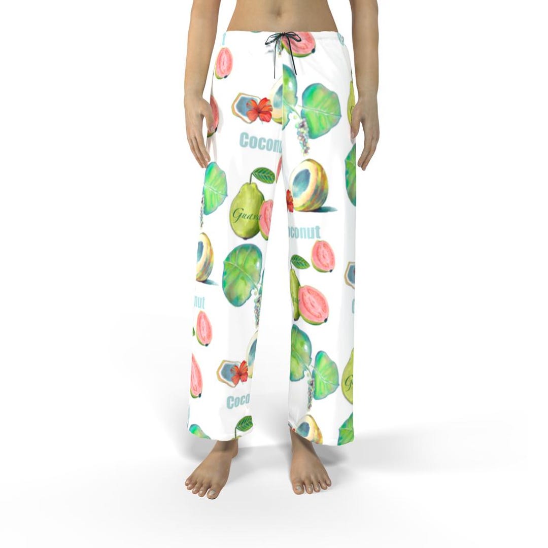 Pajamas Tropical Fruits, Island Living Pj’s, Fruit Pajamas, Tropical ...