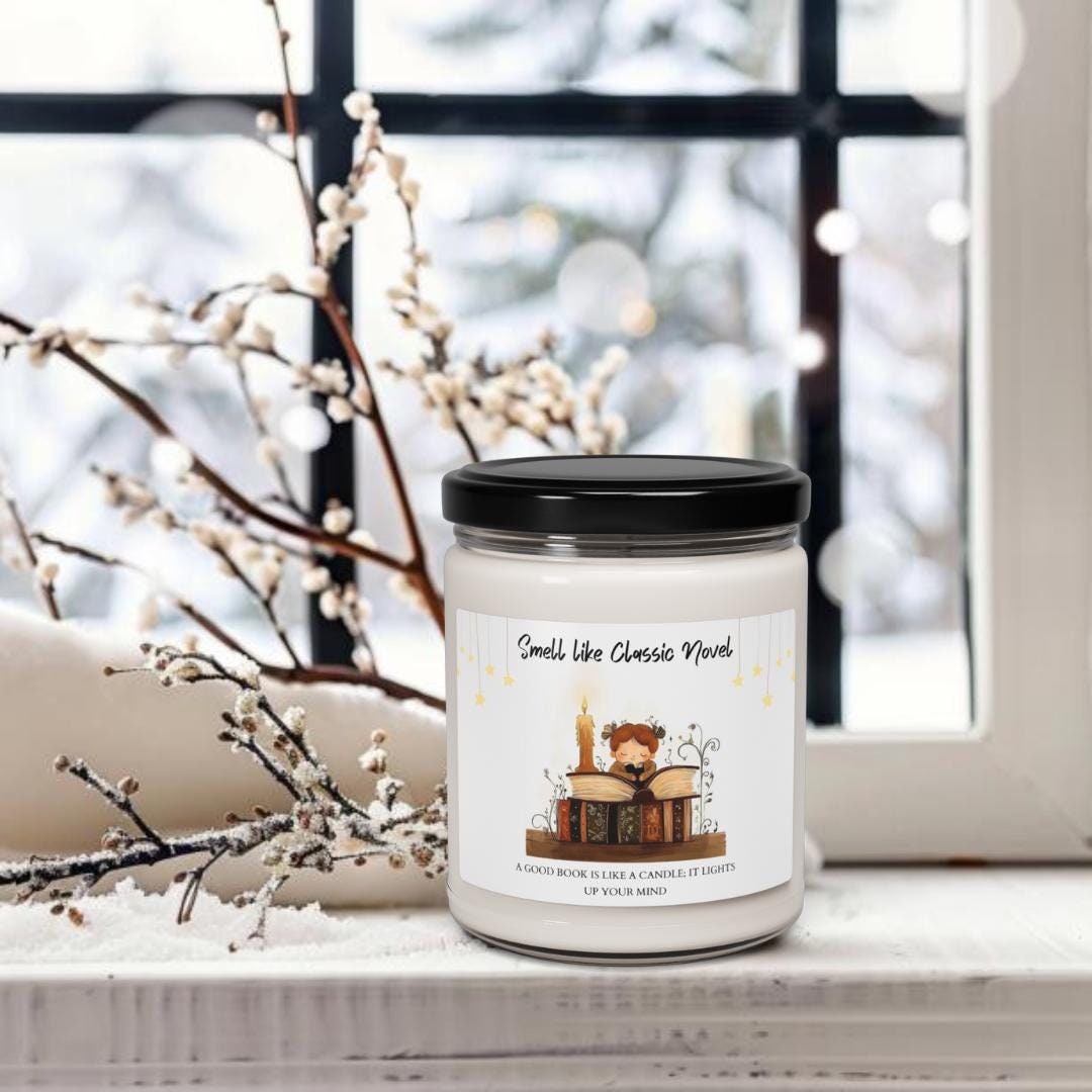 Reading Book Candle Smell Like Classic Novel Vintage Candle Vegan ...