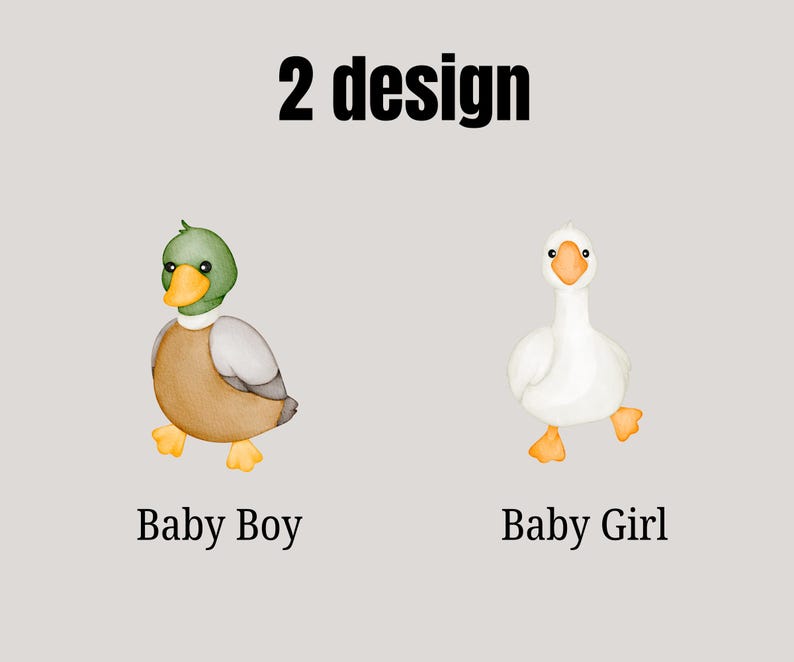 Custom Mallard Duck Baby Shower Guest Book Letters to Baby Personalized ...