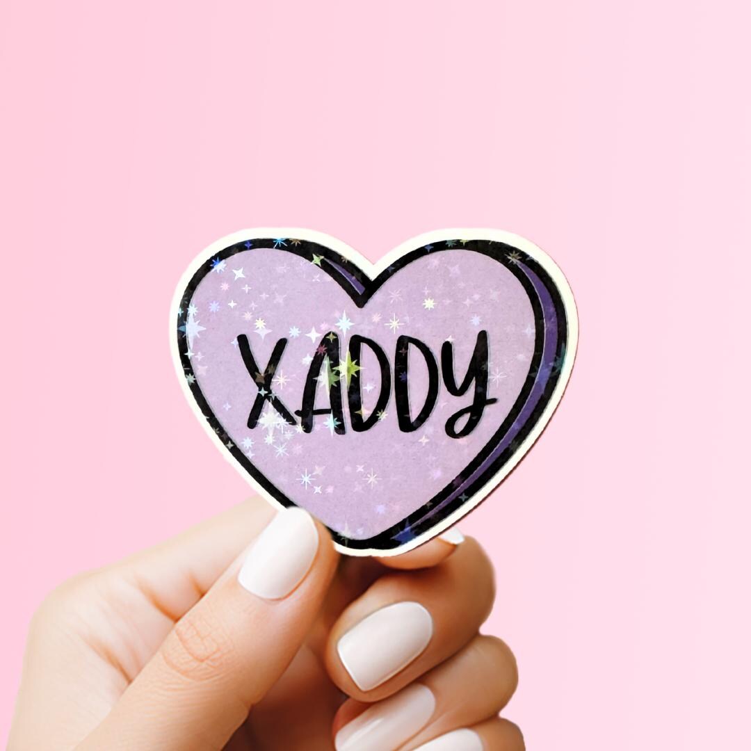 Xaddy Candy Heart Sticker, Xaden Riorson, Shadow Daddy, Valentine's ...