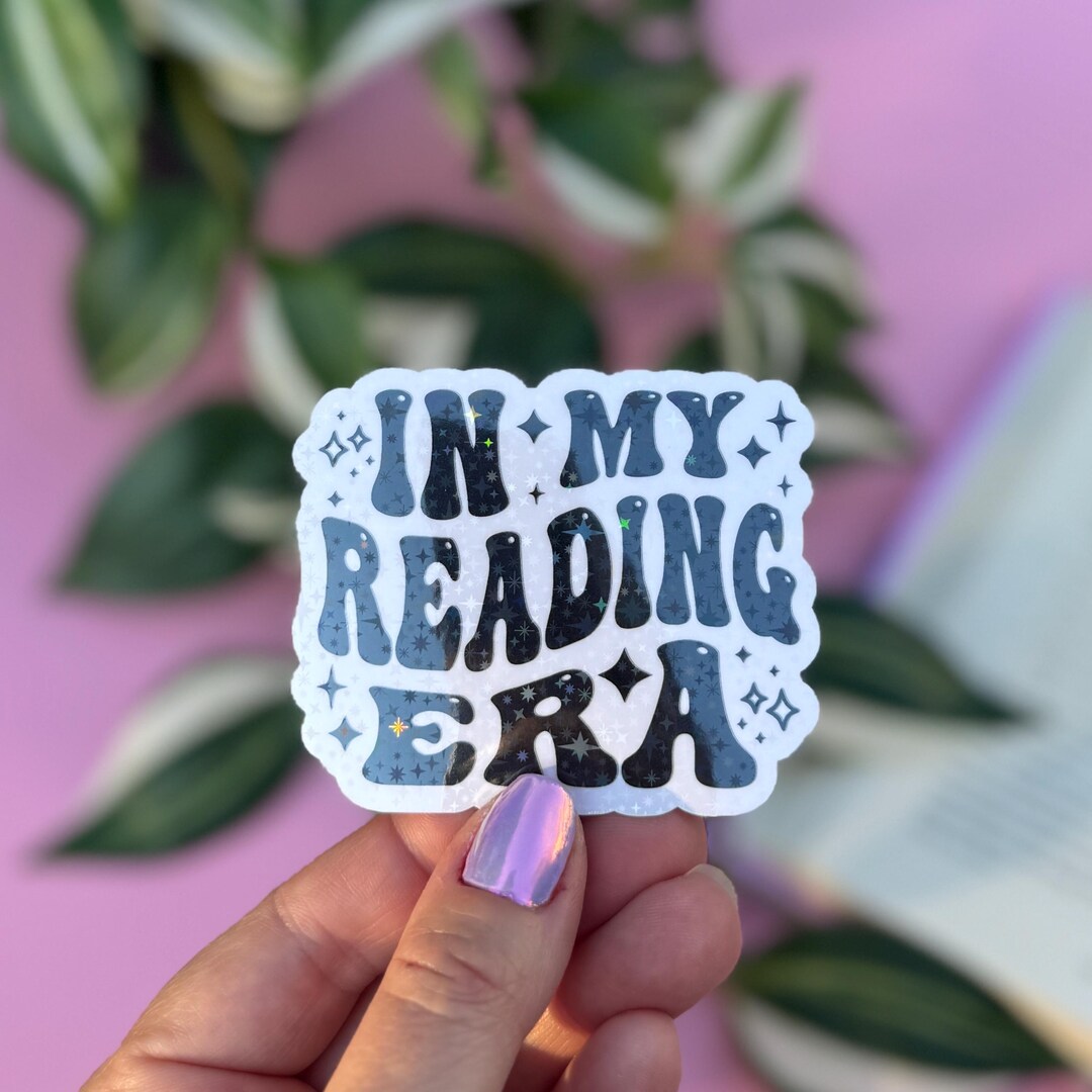 In My Reading Era Sticker: Waterproof Vinyl Decal for Kindle - Etsy