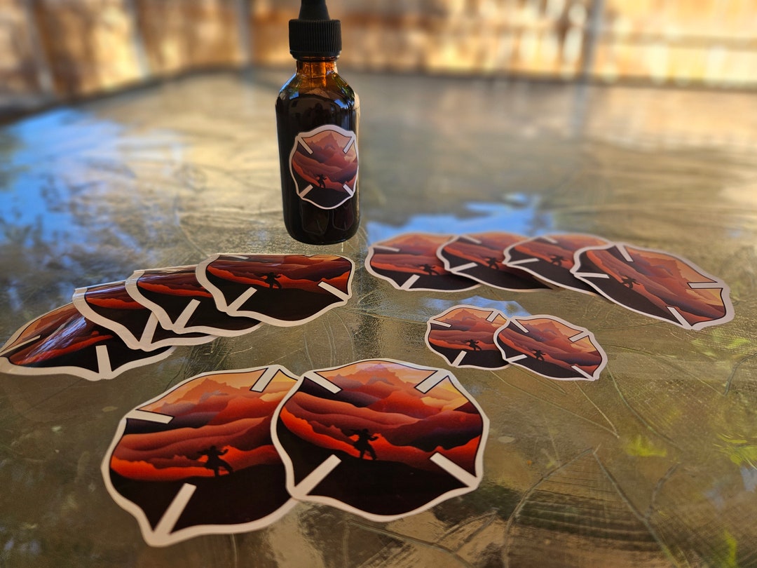 Wildland Firefighter Sticker for Tumblers Wildfire Custom Sticker for ...