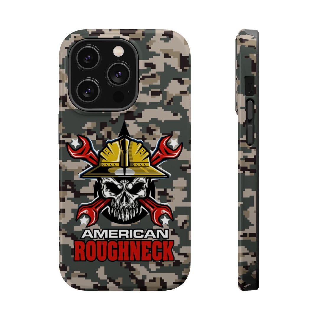 American Roughneck Magnetic Tough Phone Cases - Camouflage for iPhone 15 14 13 Mini Pro Plus Pro ...