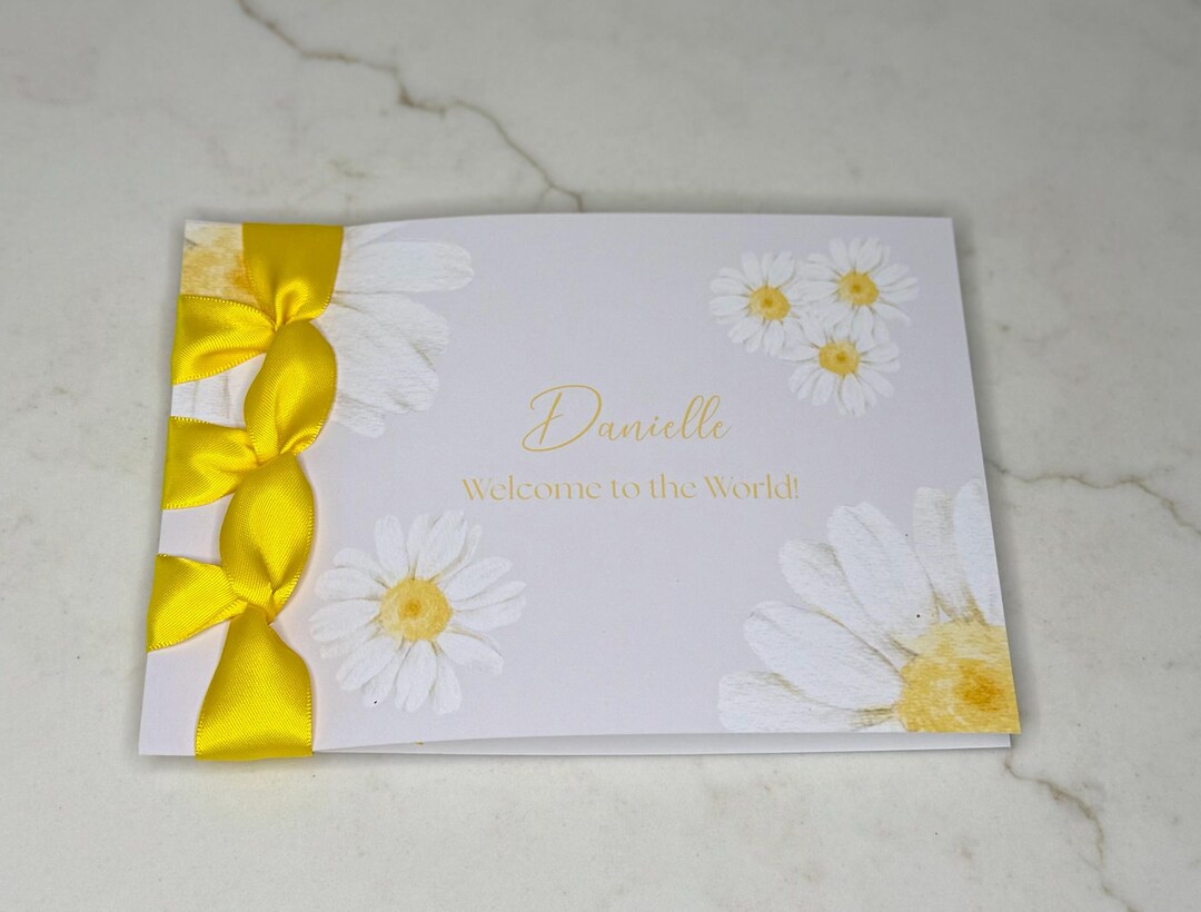 Custom Handmade Congratulations Card, Satin Ribbon, Luxury Card ...