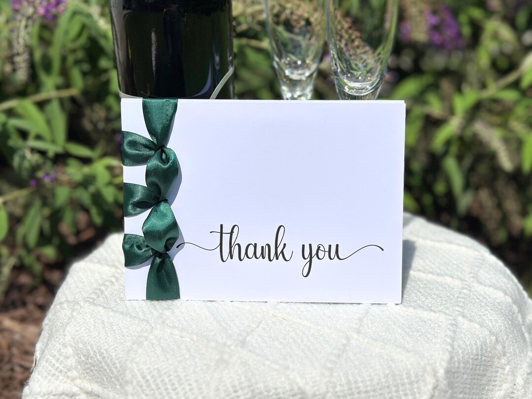 Custom Handmade Thank You Card - Personalized Gift, Thank You - Etsy