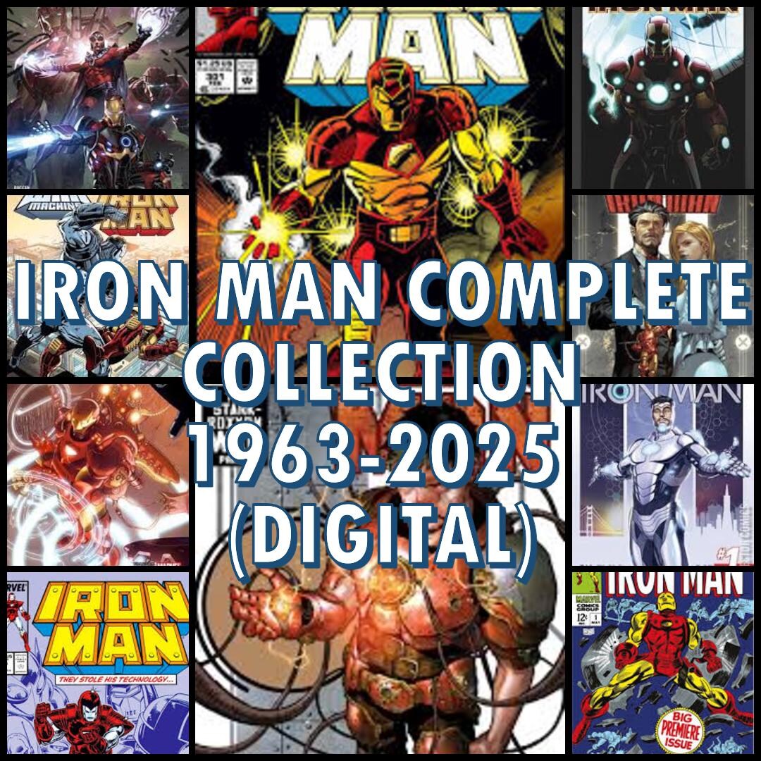 IRON MAN COMPLETE Collection 1963-2025 (digital) - Etsy