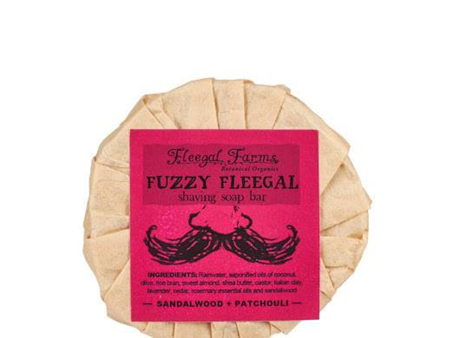 Fuzzy Fleegal Shave Soap- Eco Foam Cold Process Round Bar Made With ...