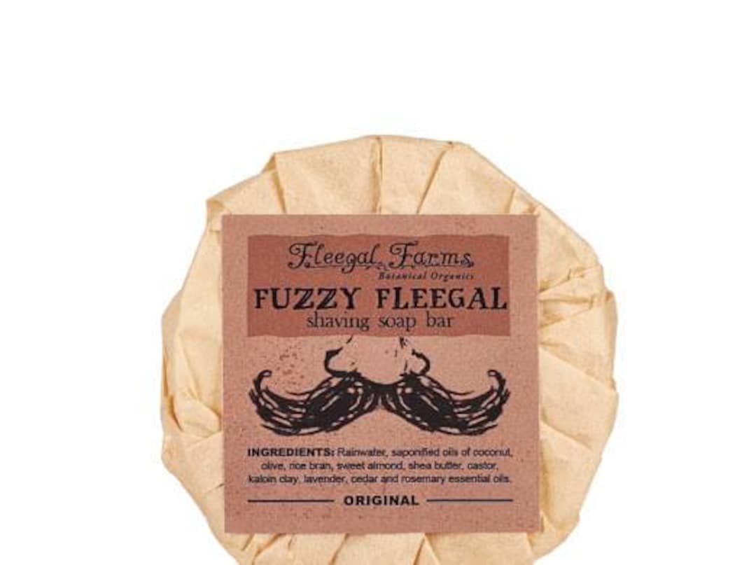 Fuzzy Fleegal Shave Soap- Eco Foam Cold Process Round Bar Made With ...