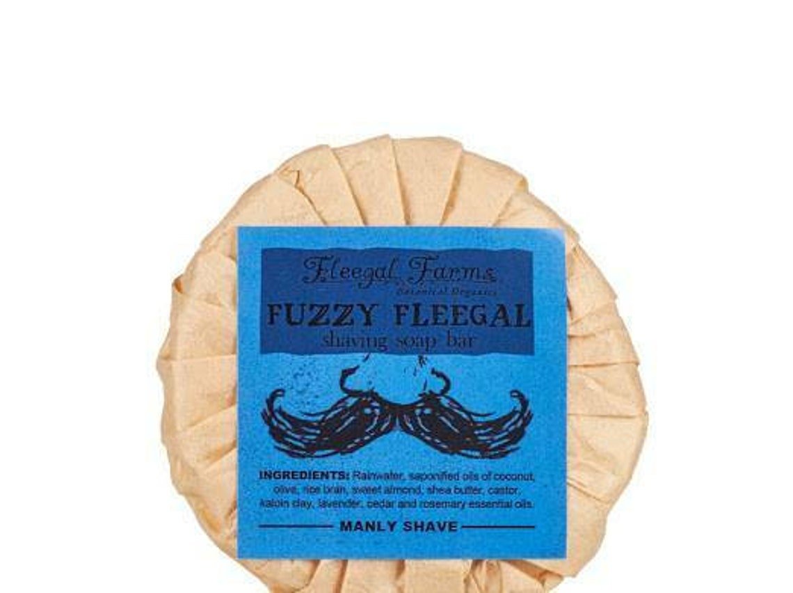 Fuzzy Fleegal Shave Soap- Eco Foam Cold Process Round Bar Made With ...
