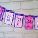 Happy Birthday Bright Pink/light Pink/white/royal Chevron, Circle ...