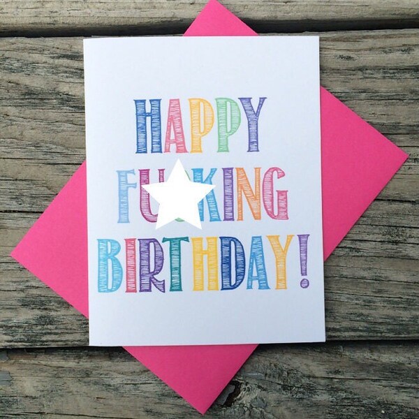 Inappropriate Birthday Cards - Etsy