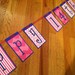Happy Birthday Bright Pink/light Pink/white/royal Chevron, Circle ...