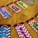 Rainbow Chevron Happy Birthday Party Banner, Party Decorations ...