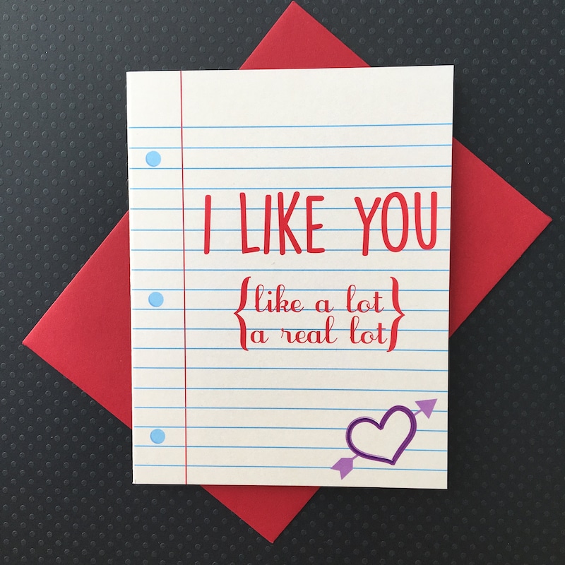 Cute Love Card - Etsy