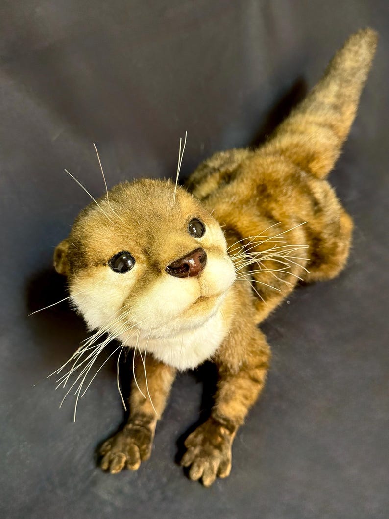 IN STOCK Otter Poseable Art Doll Realistic Toy Life-size Animal Replica ...