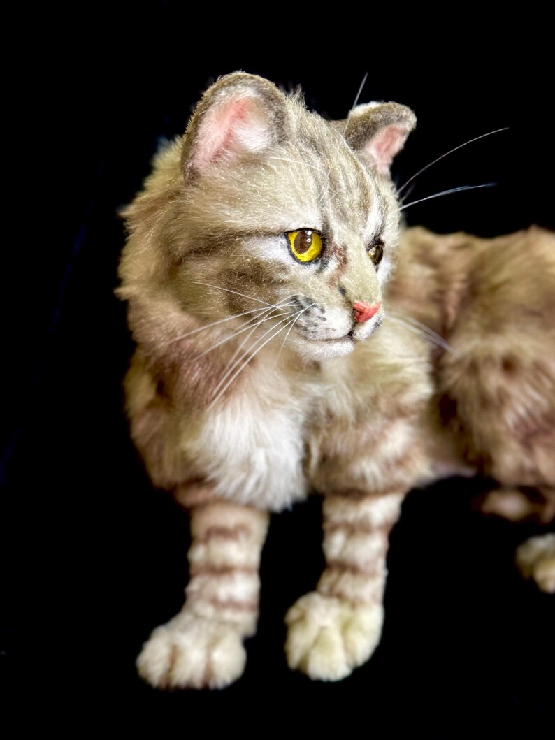 MADE TO ORDER Tsushima Wildcat Poseable Art Doll Realistic Toy Life ...