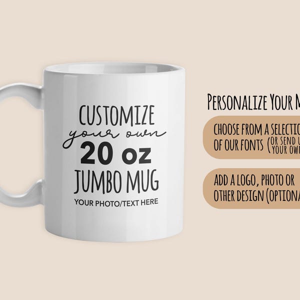 Extra Large Coffee Mug - Etsy