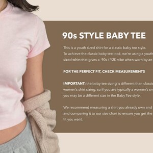 Custom Baby Tee - Personalized Cropped Shirt Fitted Tshirt Retro 90s ...