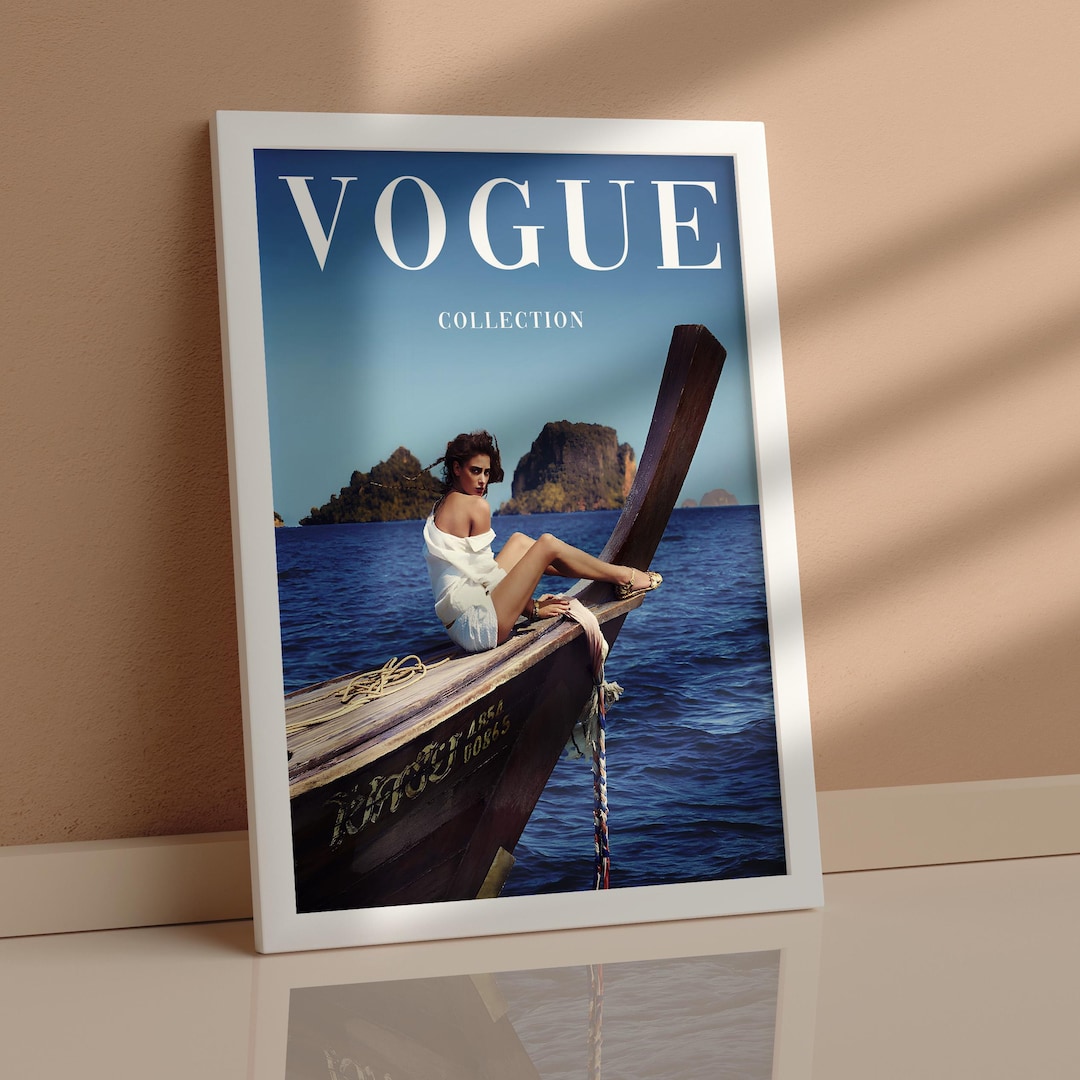 Fashion Magazine Poster, Fashion Poster, Fashion Magazine Print, Vogue ...