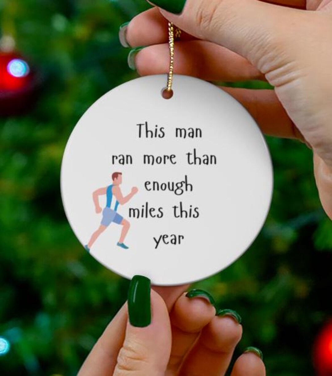 Running Ornament Roadrunner Christmas Runner Gift - Etsy